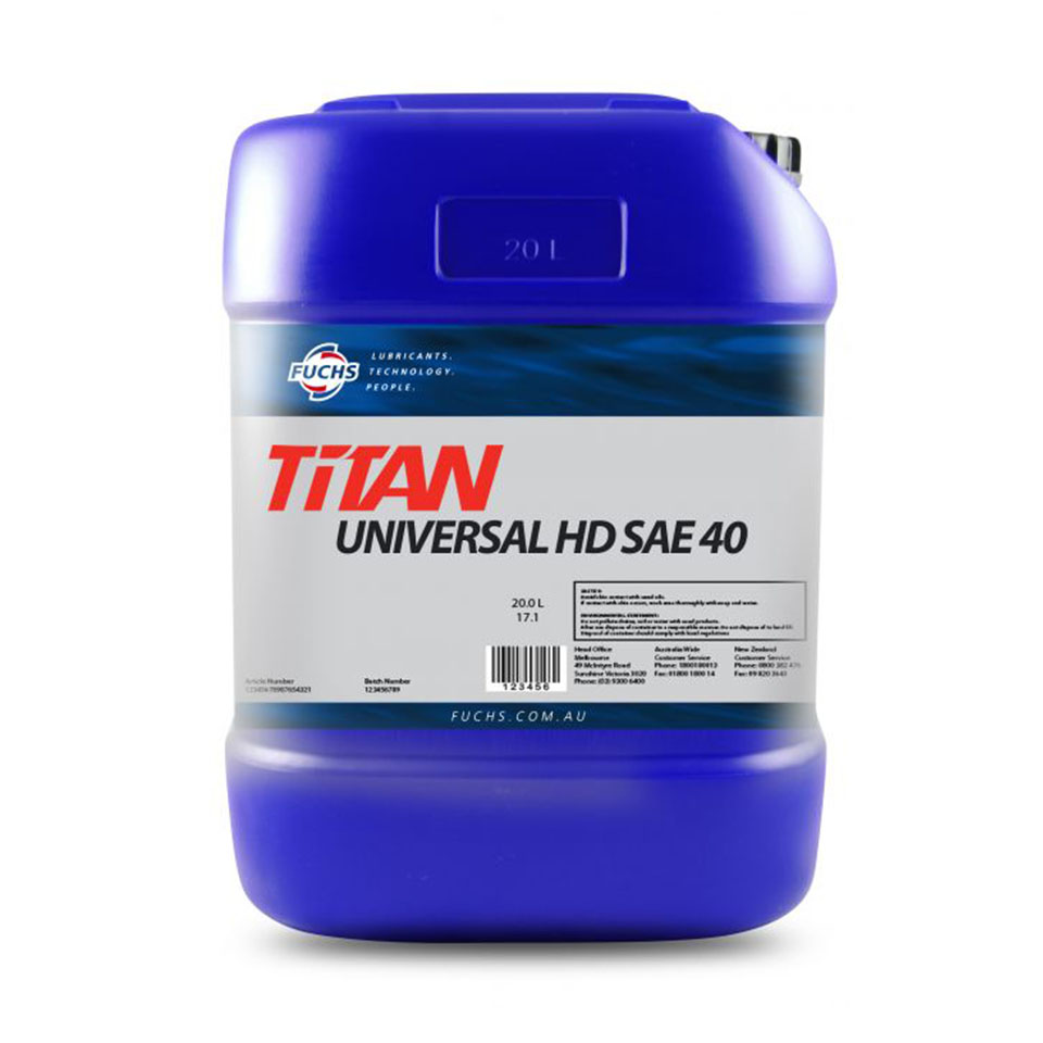 TITAN UNIVERSAL HD SAE 40 - Evolve Lubricants